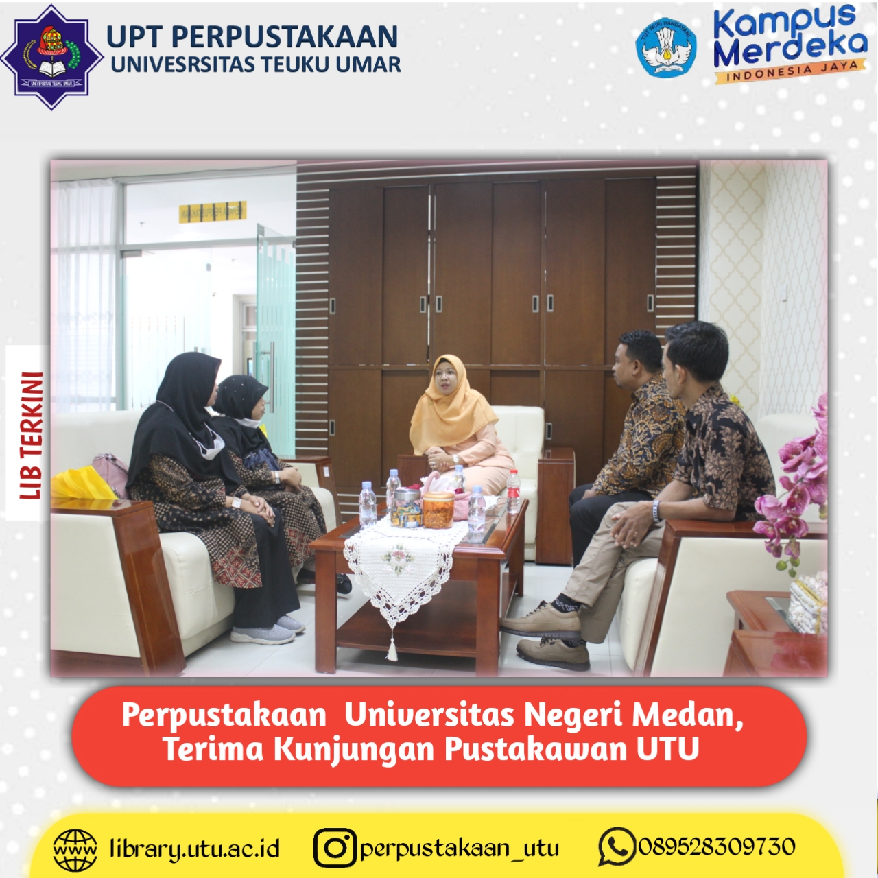UTU Meulaboh Studi Banding ke USU dan Unimed – Perpustakaan Universitas ...